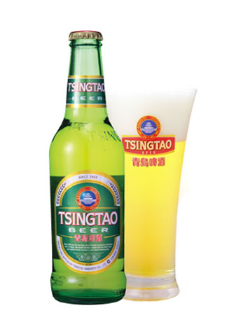 中国ビール 青島(チンタオ)ビール /Ting Tao beer 330ml(瓶)×24本 / 水広場